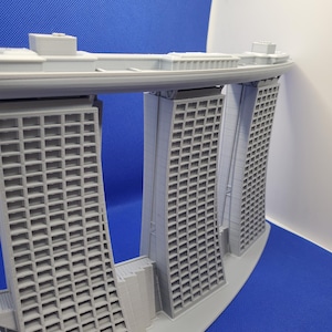 Marina Bay Sands Model, Diorama, Detailed Singapore Landmark ...