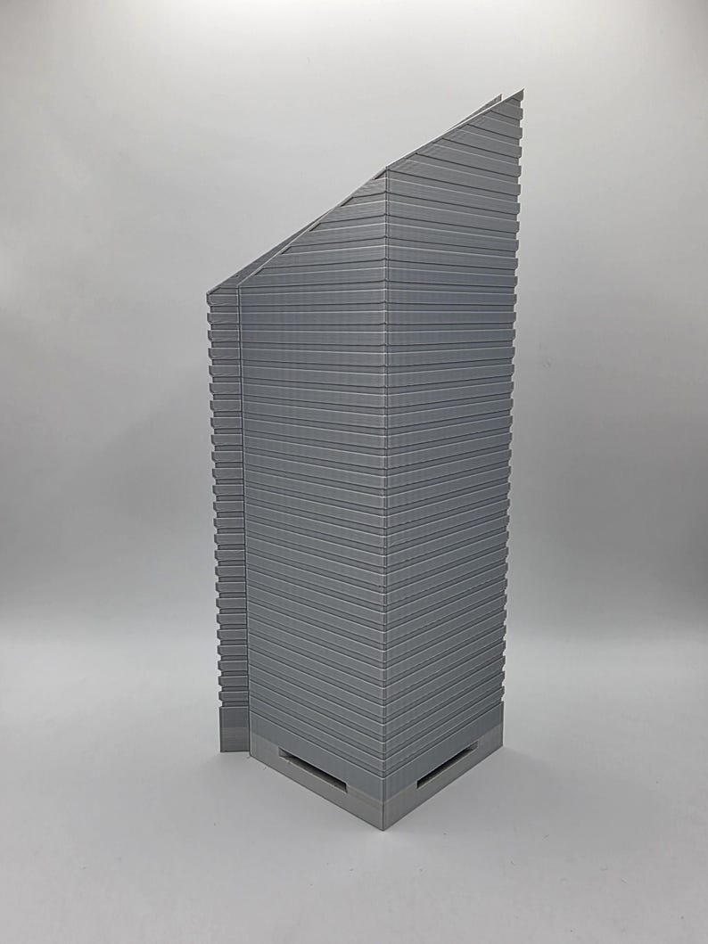 Crain Communications Building Model – Modern Chicago Skyscraper Replica ...
