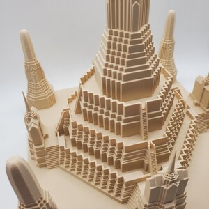 Wat Arun Temple 3D Printed Model – Bangkok Thailand Buddhist Landmark ...