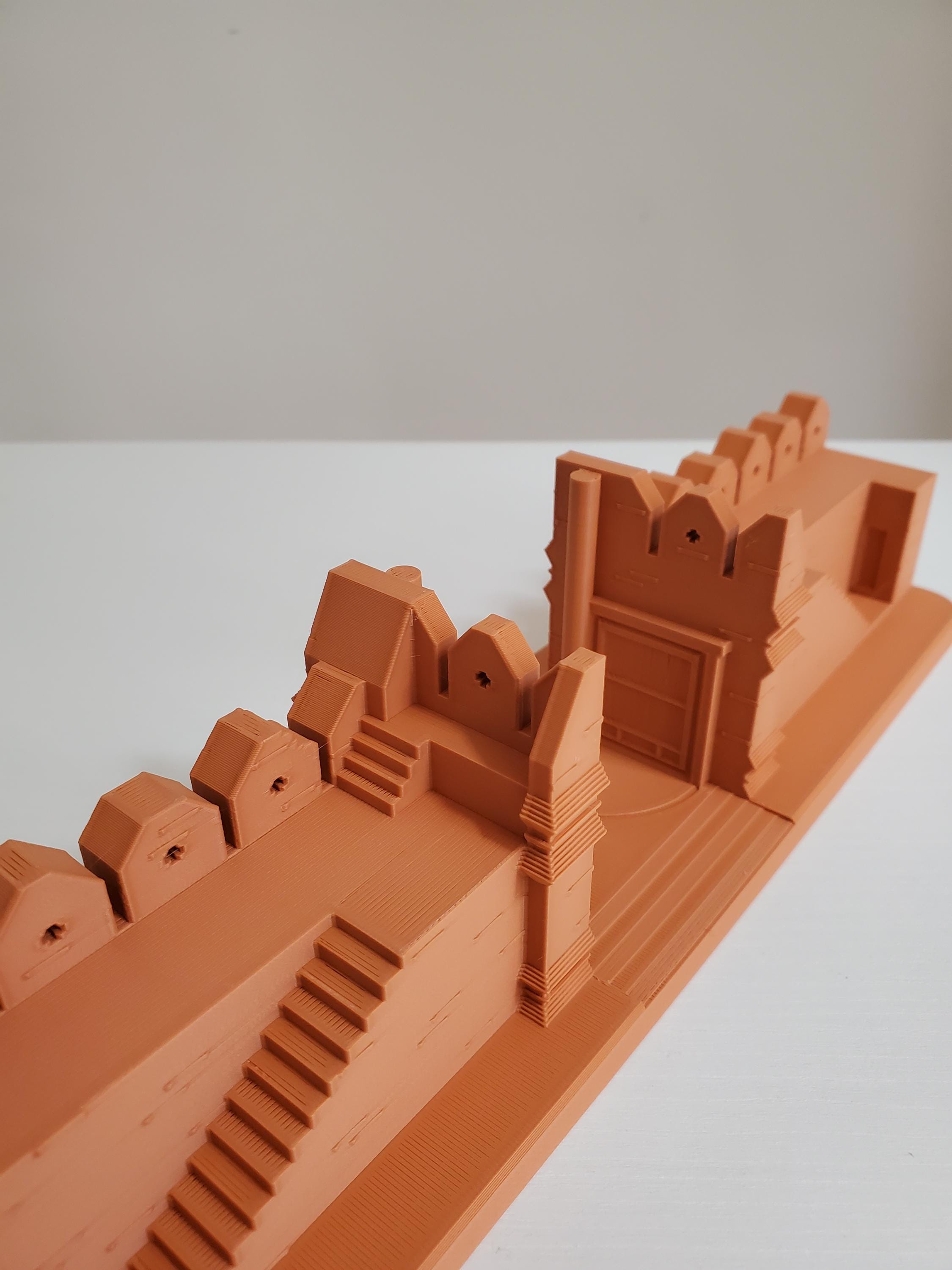 Tha Phae Gate Model Diorama, Historic Chiang Mai Monument, Detailed ...