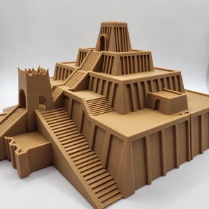 Ziggurat of Ur Model, Ancient Mesopotamian Temple, Historical Landmark Replica, Archaeology Gift ...