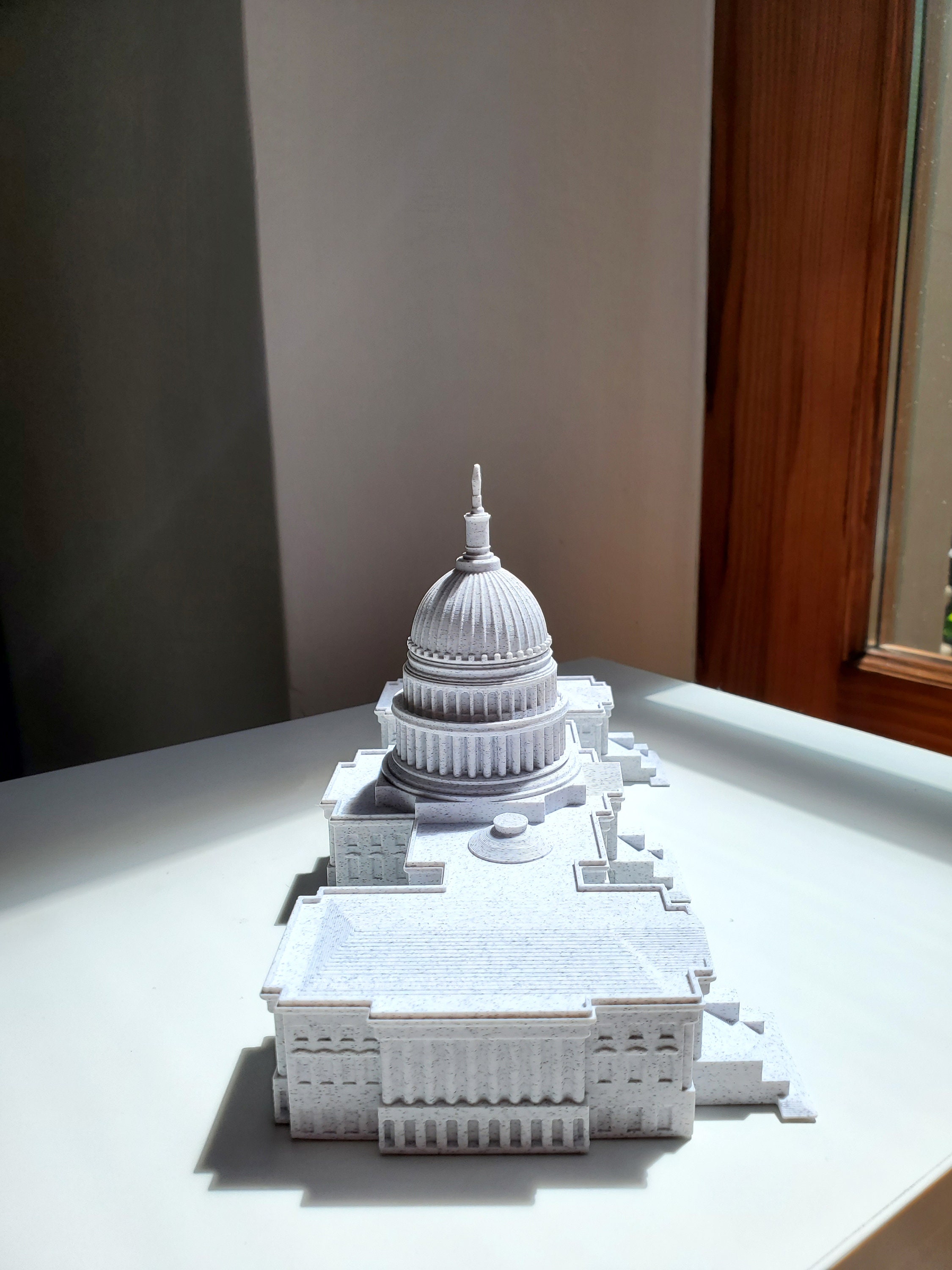 US Capitol Model, Architectural Building Replica, Detailed Scale Model ...