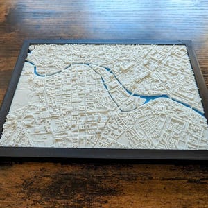 Berlin Germany 3D City Map, Historic Berlin Wall Miniature, Berlin ...