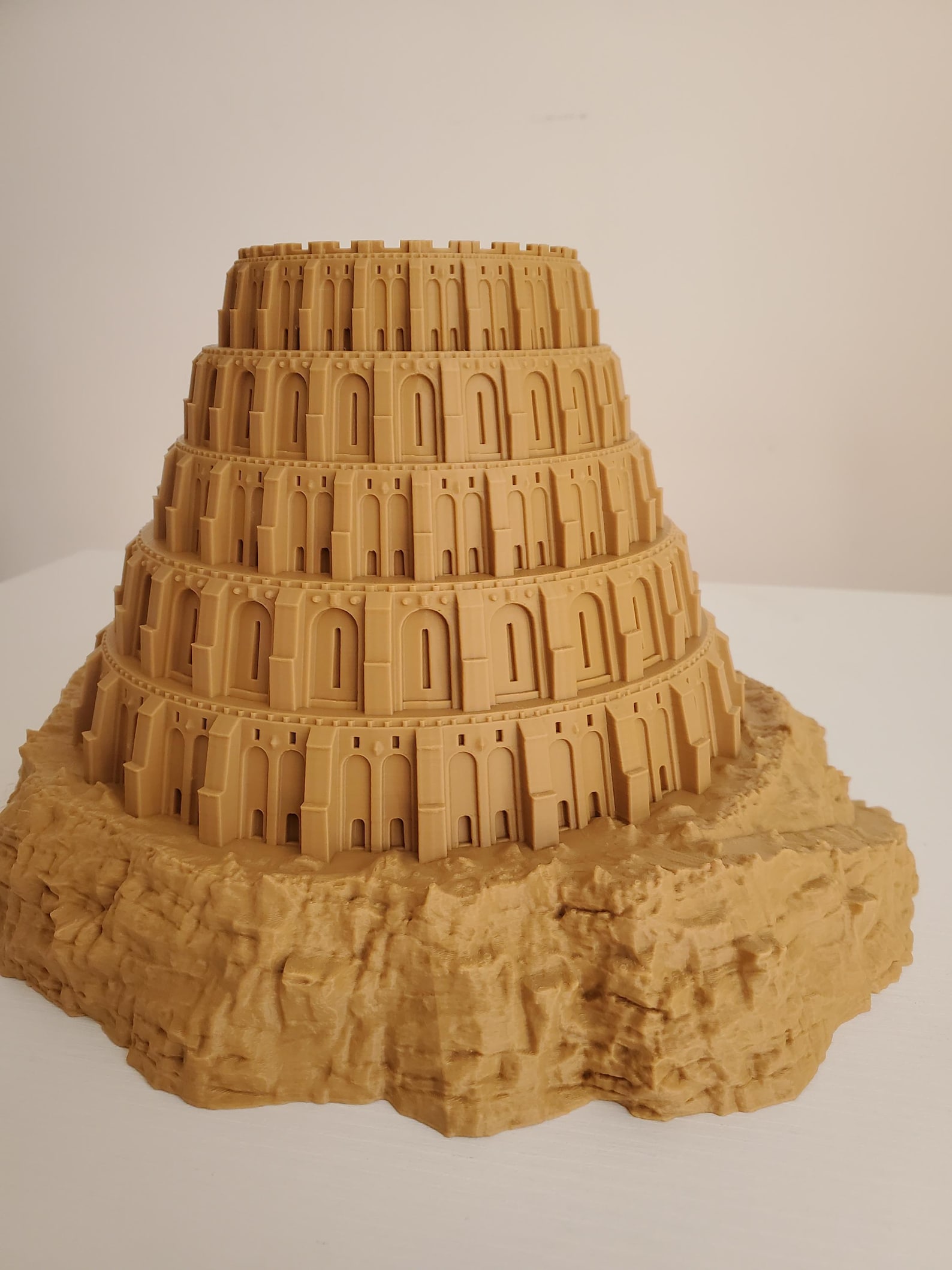 Tower of Babel, Historic Biblical Structure Replica, Detailed ...