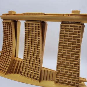 Marina Bay Sands Model, Diorama, Detailed Singapore Landmark ...