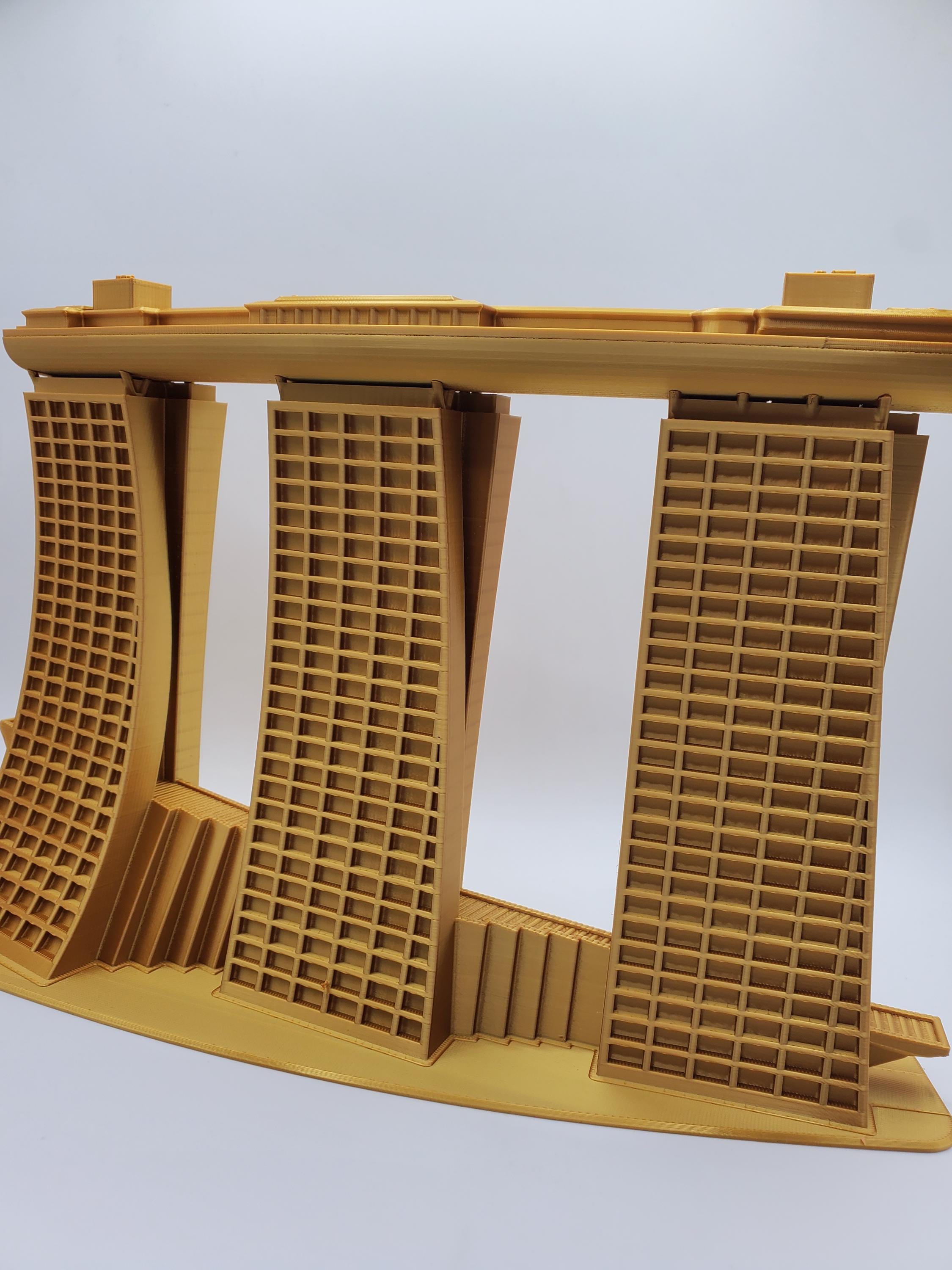 Marina Bay Sands Model, Diorama, Detailed Singapore Landmark ...