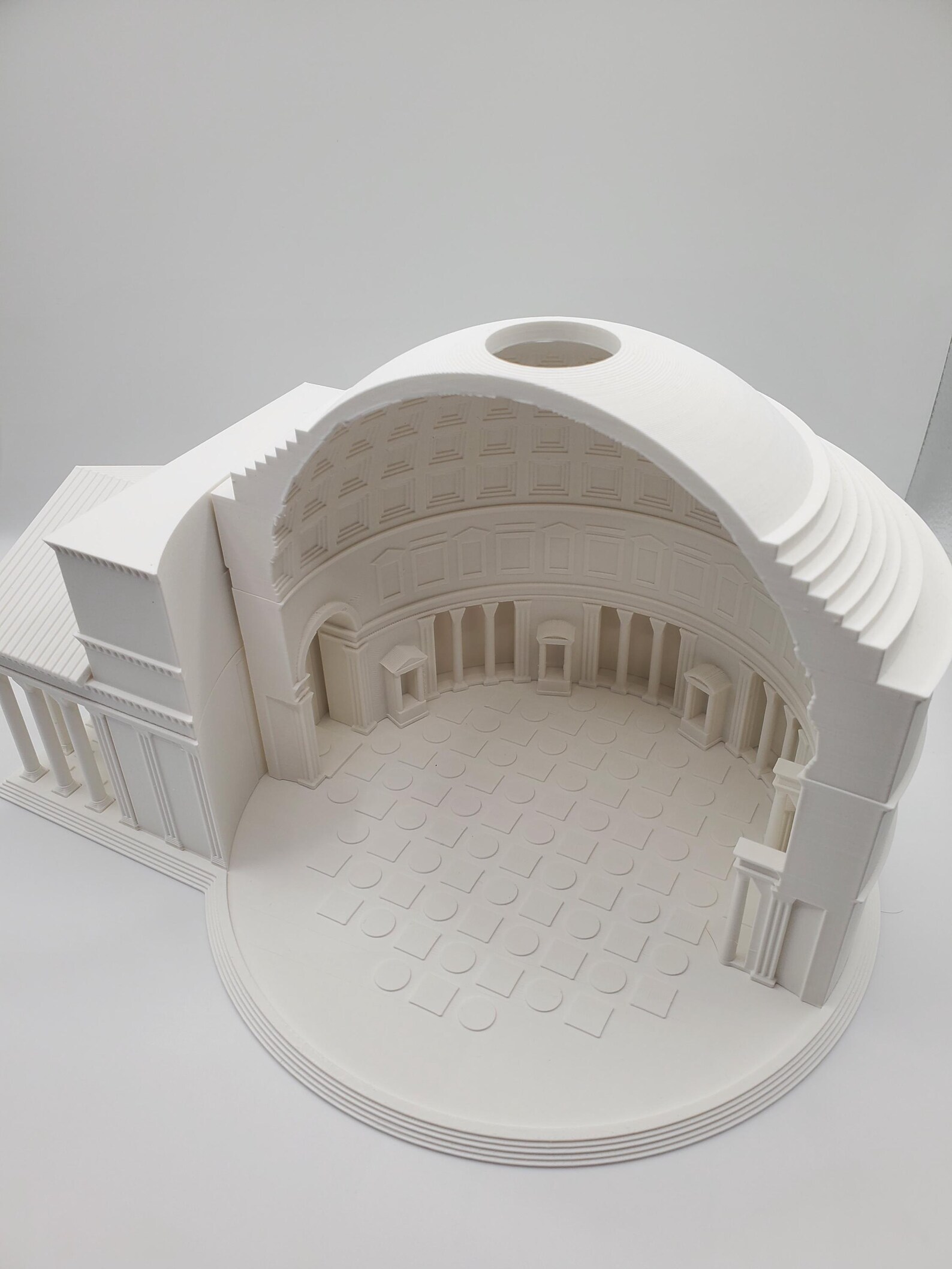 Pantheon Cross Section Model, Ancient Roman Architecture Model ...