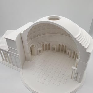 Pantheon Cross Section Model, Ancient Roman Architecture Model ...