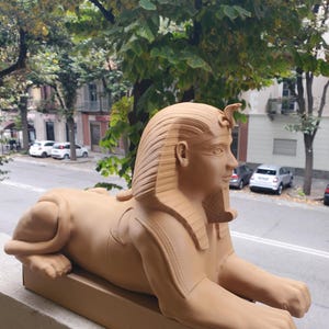 Large Egyptian Sphinx Sculpture 50 Cm, Ancient Egypt Decor, Indoor Outdoor Home Statue, Perfect ...