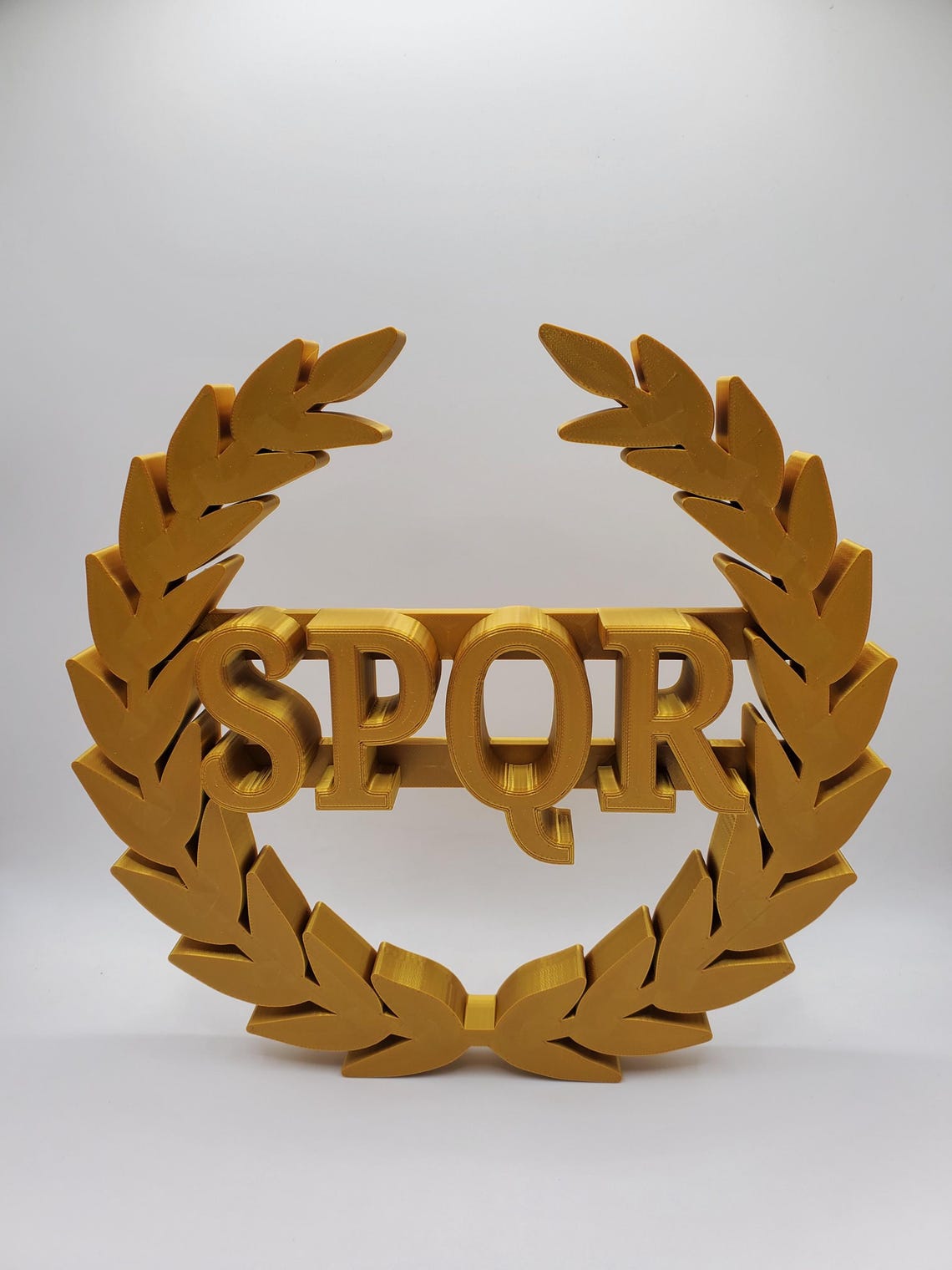 SPQR Roman Empire Laurel Wreath Wall Decor, Ancient Rome History Decor ...