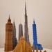 Pyramids Diorama Giza Pyramid Set, Great Pyramids of Egypt, Decorative ...