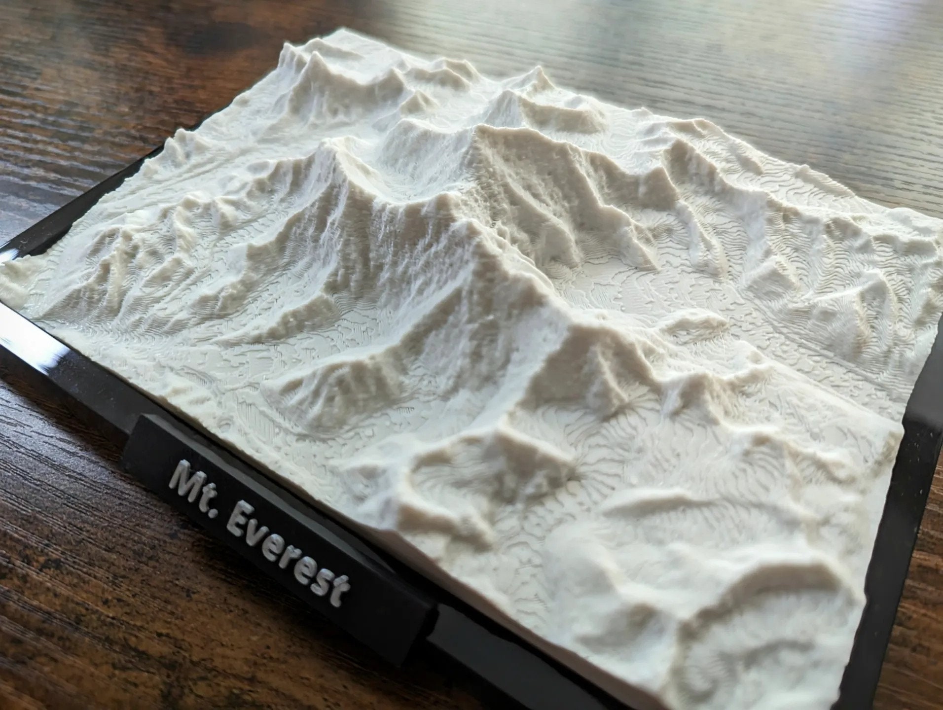 Large Model of Mt. Everest – Detailed Mountain Diorama – Perfect ...