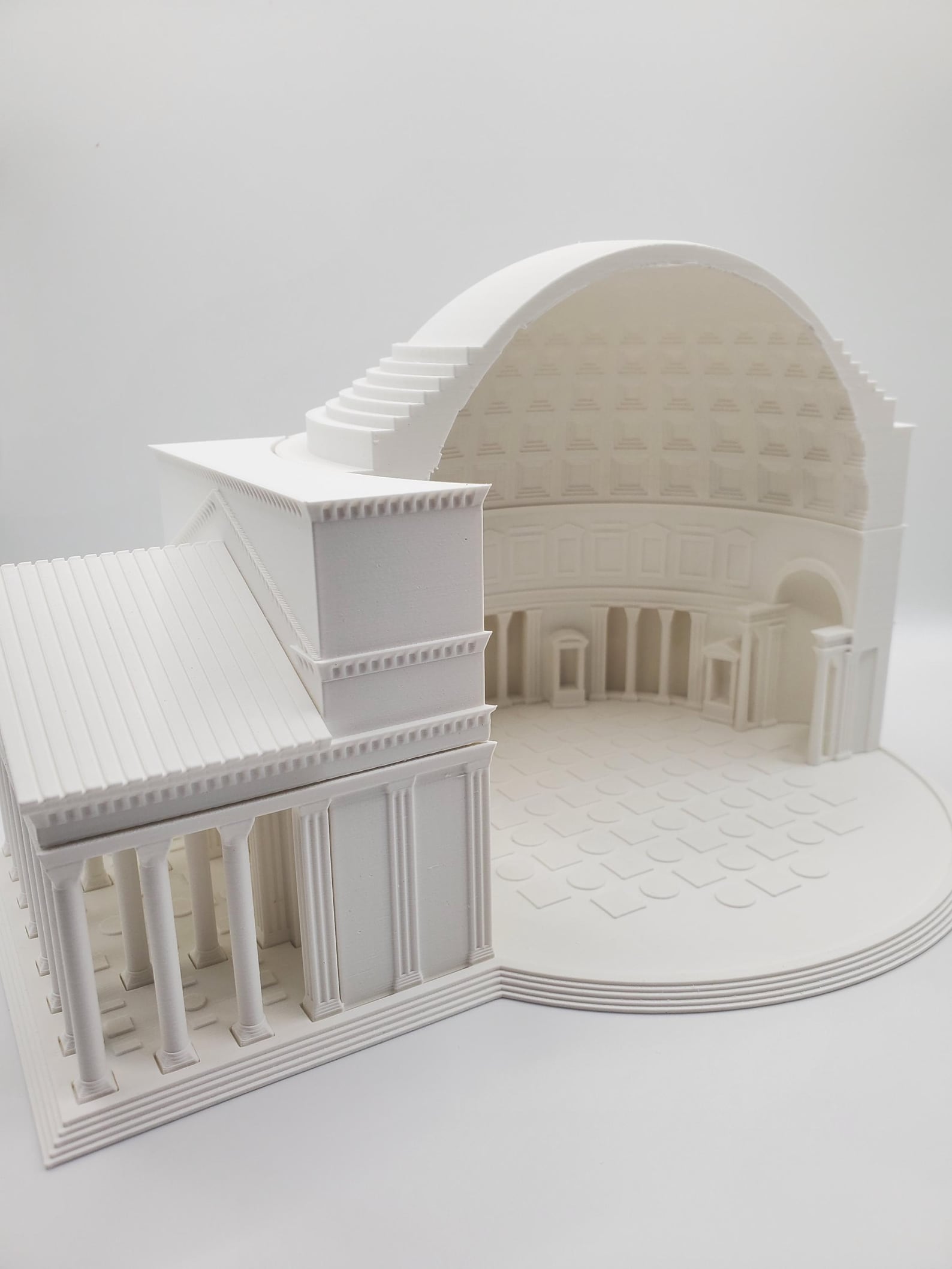 Pantheon Cross Section Model, Ancient Roman Architecture Model ...