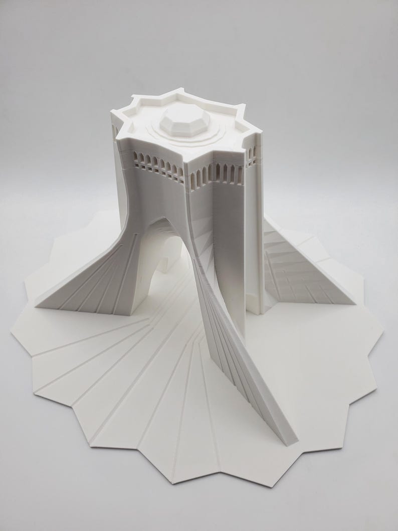 Azadi Tower Model, Tehran Monument Replica, Persian Architecture ...