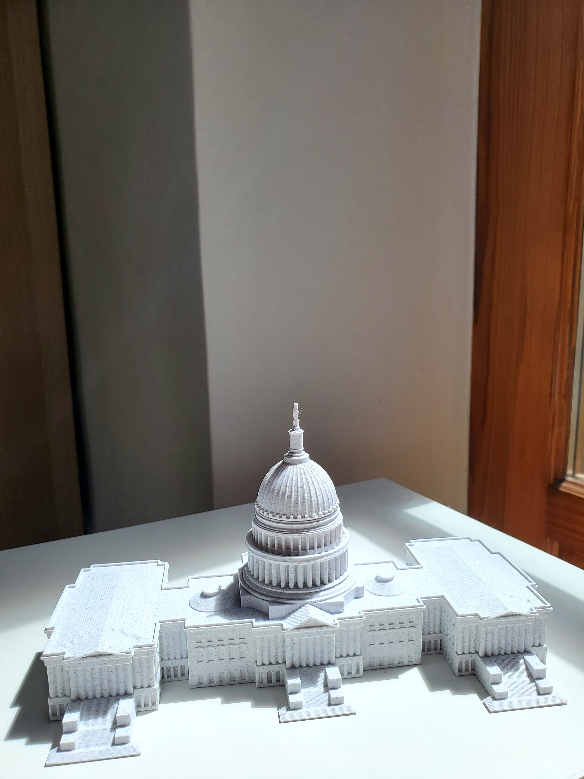 US Capitol Model, Architectural Building Replica, Detailed Scale Model ...