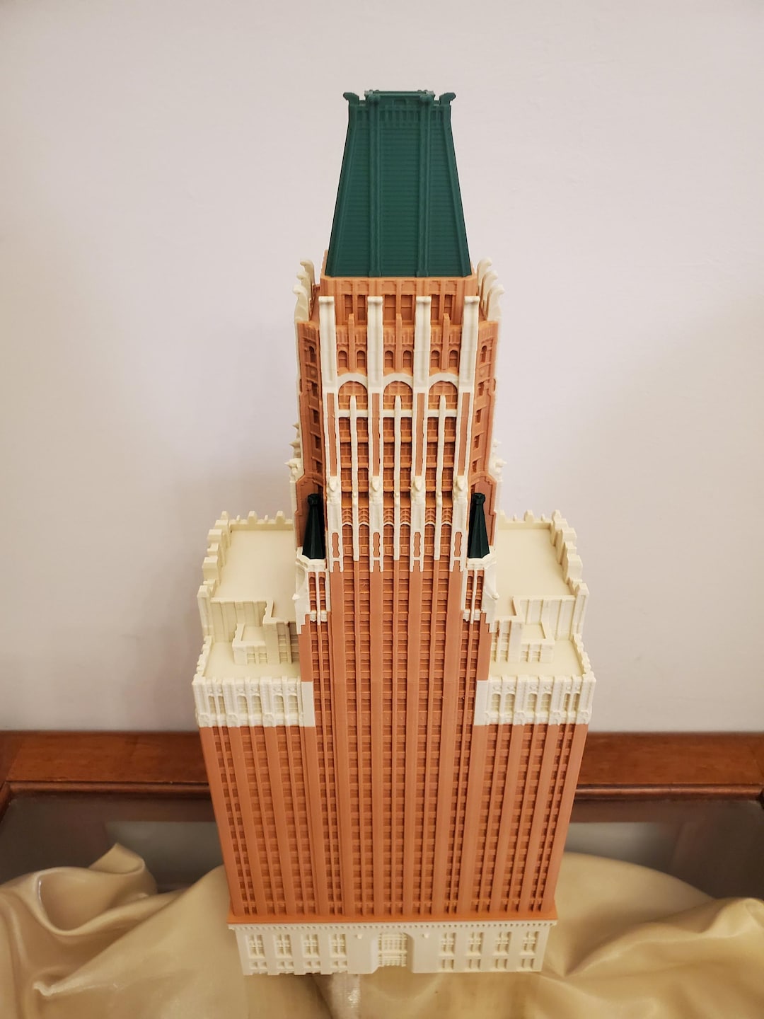 Baltimore Trust Building Model Colored, Art Deco Skyscraper Replica ...