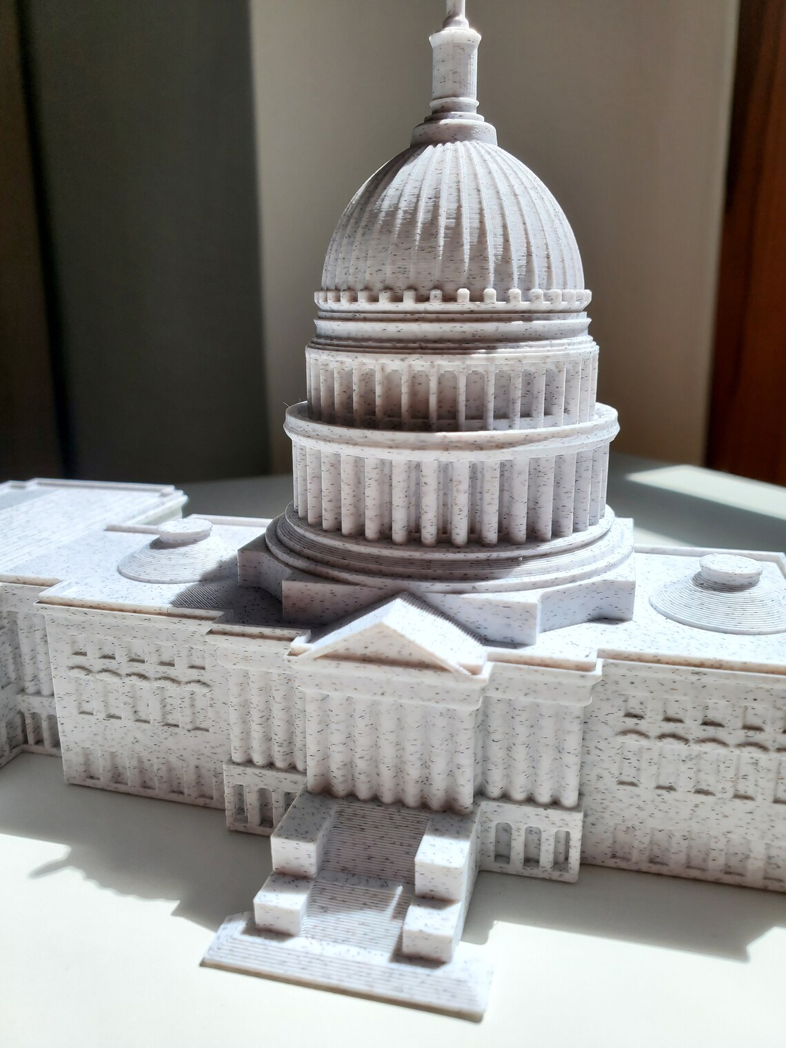 US Capitol Model, Architectural Building Replica, Detailed Scale Model ...