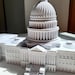 US Capitol Model, Architectural Building Replica, Detailed Scale Model ...
