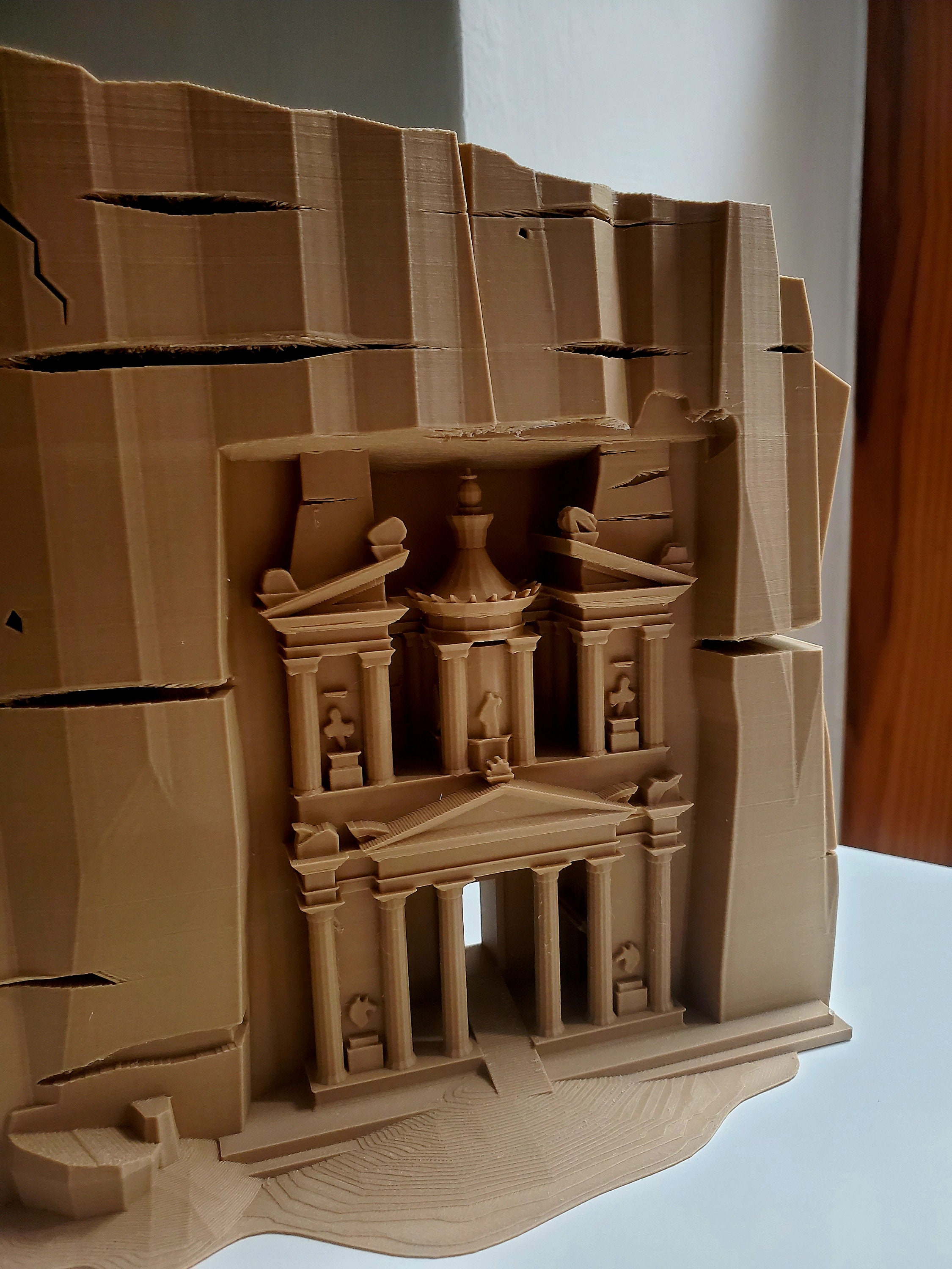 Model of the Treasury in Petra, Jordan, Historic Landmark Replica ...