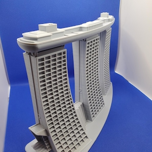 Marina Bay Sands Model, Diorama, Detailed Singapore Landmark ...