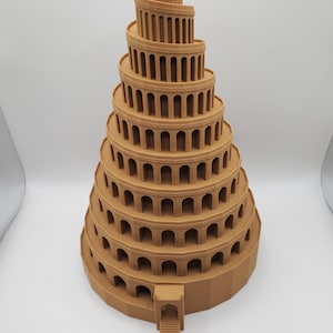 Tower of Babel Model - Diorama Scale Model - Babel Tower Complete ...