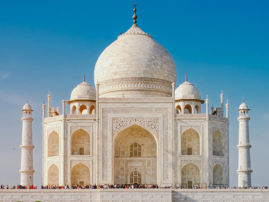 Exquisite 3D Printed Taj Mahal Model Handcrafted Architectural Replica ...