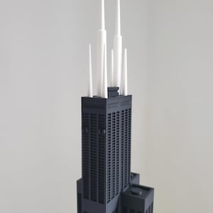 Willis Tower Model – Sears Tower Model, Chicago Skyline Architecture ...