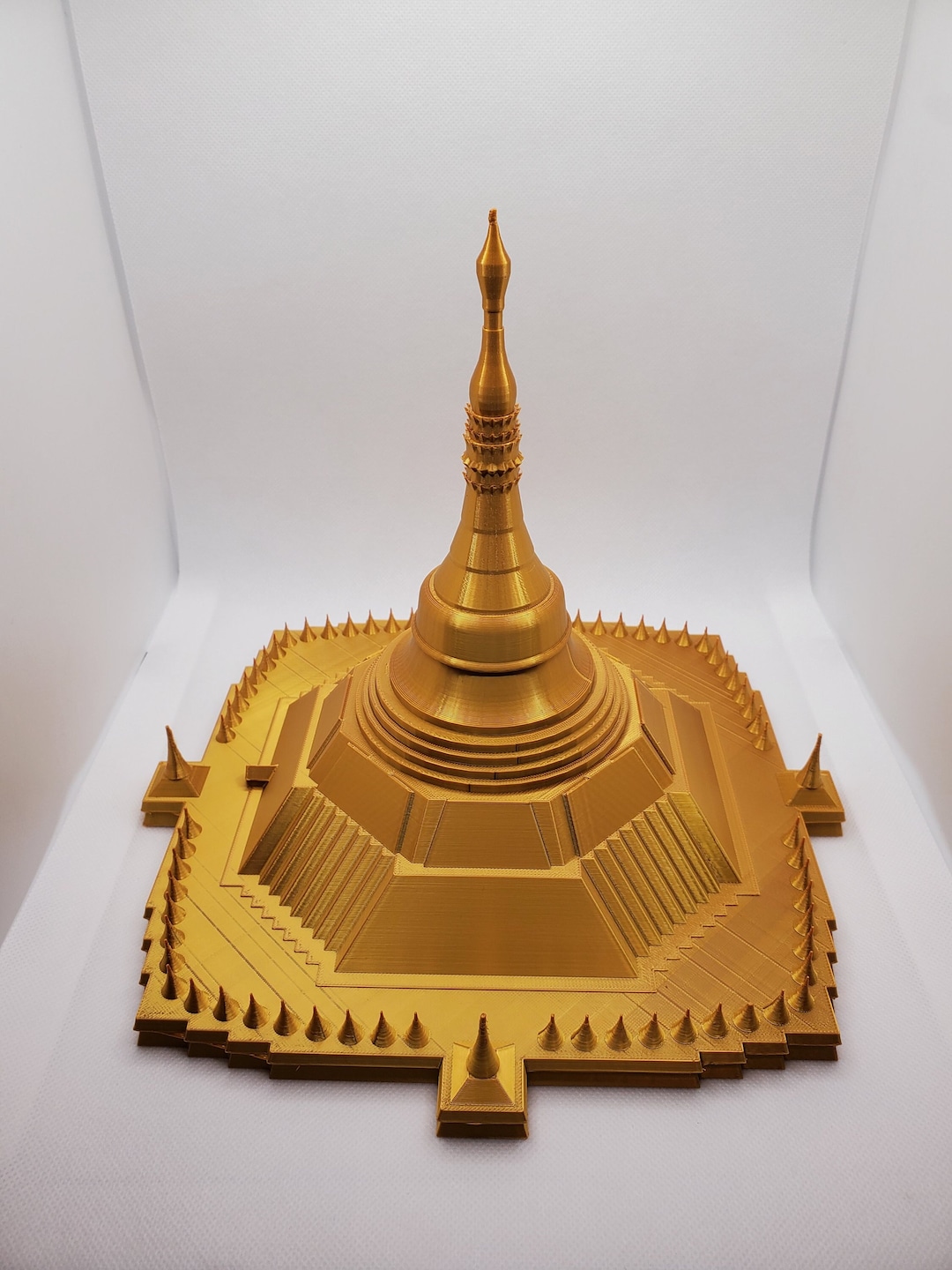 Exquisite 3D Model of Shwedagon Pagoda – Golden Replica – Myanmar ...