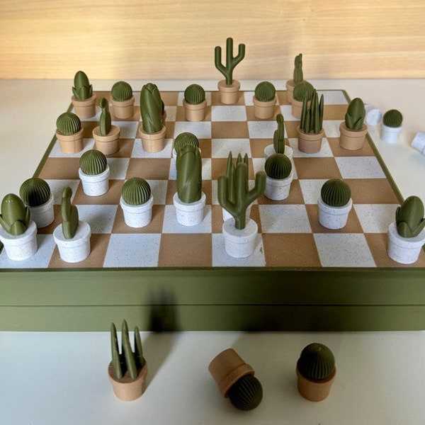 Ceramic Chess Set - Etsy