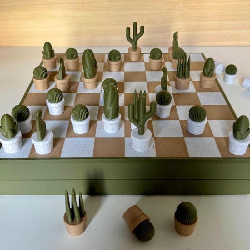 Ceramic Chess Set - Etsy
