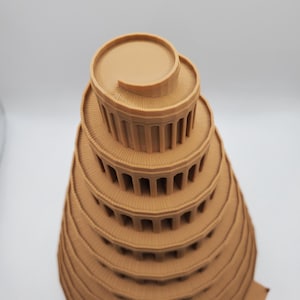 Tower of Babel Model - Diorama Scale Model - Babel Tower Complete ...