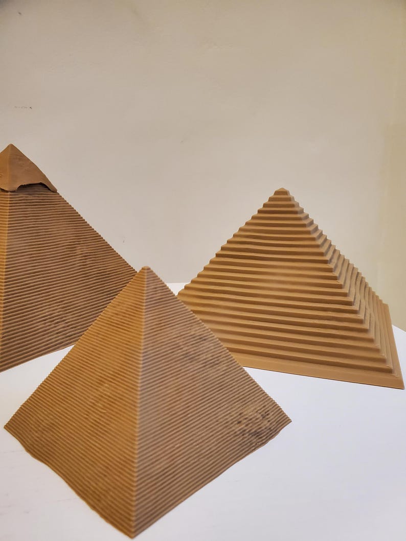 Pyramids Diorama Giza Pyramid Set, Great Pyramids of Egypt, Decorative ...