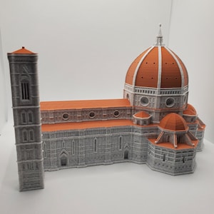 Duomo of Florence, Detailed Cathedral Diorama Perfect Italian Souvenir ...