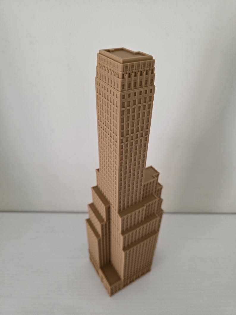 Nelson Tower New York, Art Deco Skyscraper Replica, Architecture Gift ...