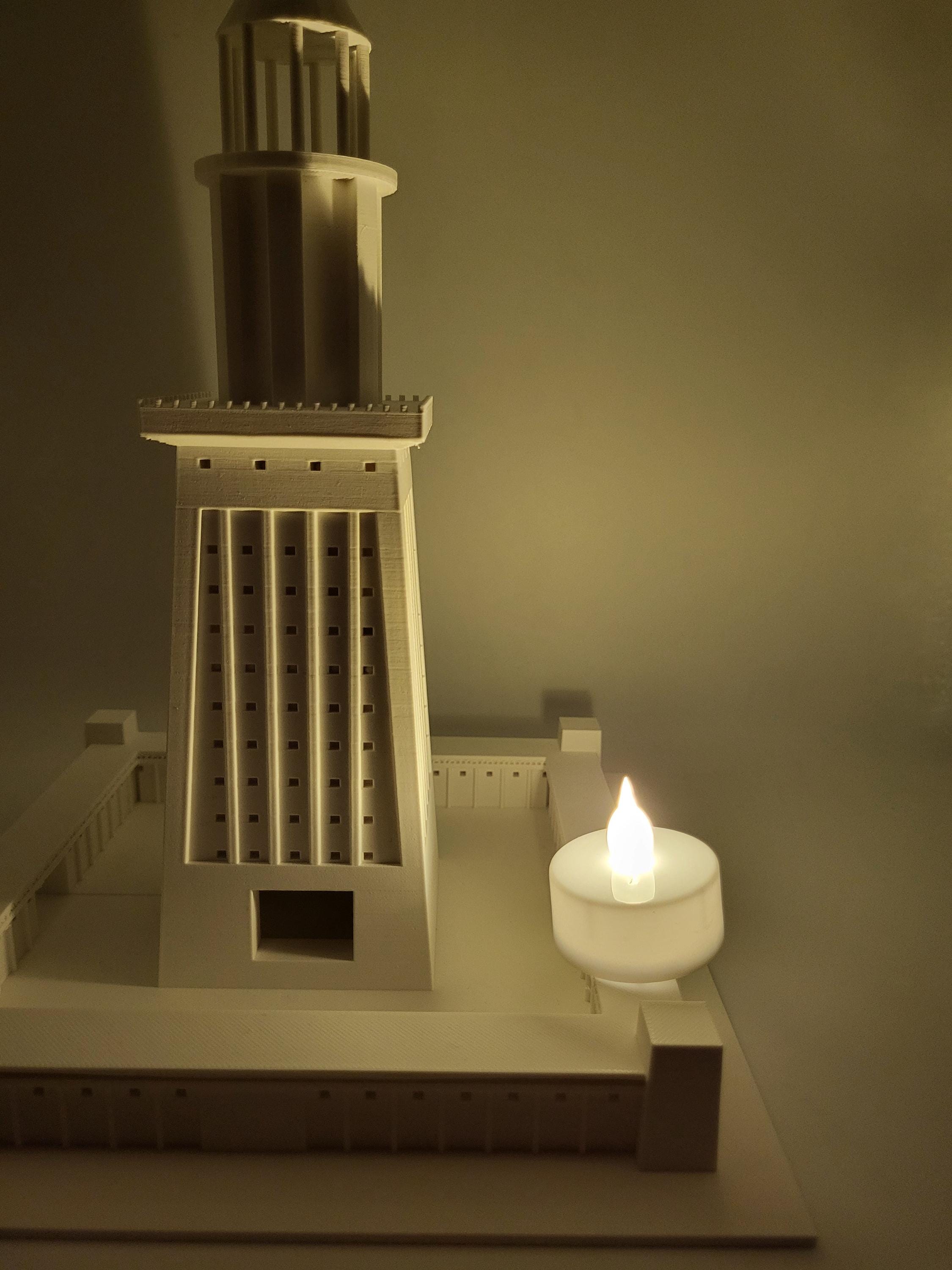 Alexandria Lighthouse Model, Ancient Wonder Replica, Pharos of ...