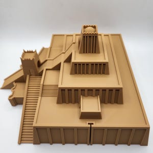 Ziggurat of Ur Model, Ancient Mesopotamian Temple, Historical Landmark ...