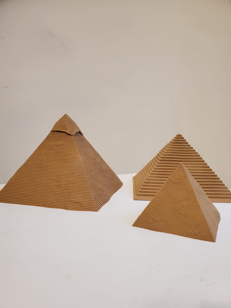 Pyramids Diorama Giza Pyramid Set, Great Pyramids of Egypt, Decorative ...