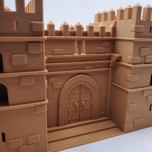 Kasbah Mehdya Diorama Model, Moroccan Fortress Miniature, Historical ...