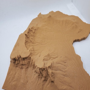 Cape Town Topography Model | Table Mountain Relief Map | South African ...