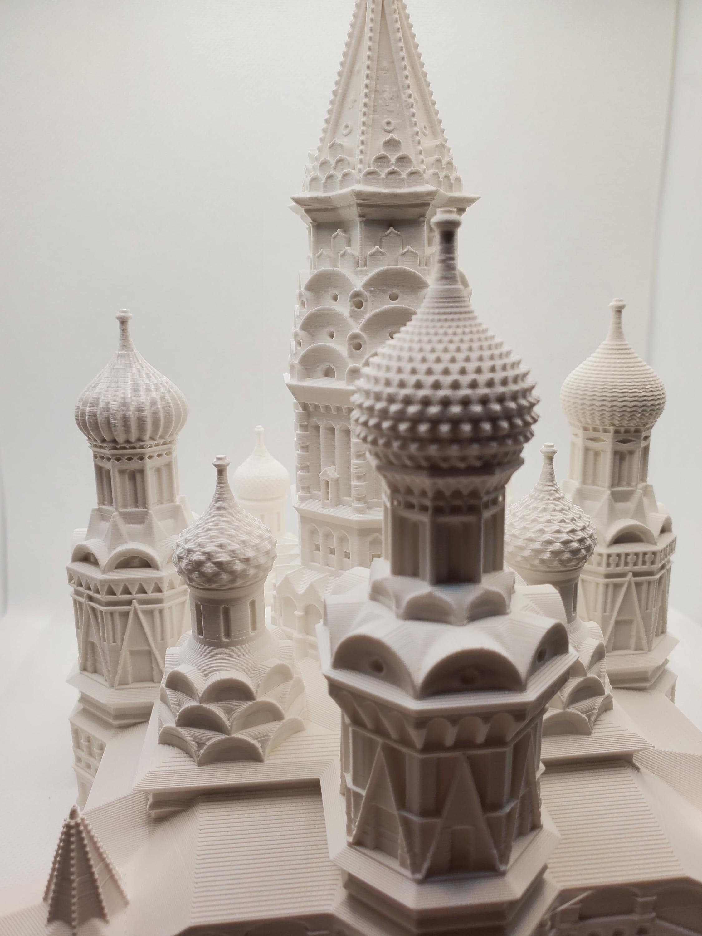 St. Basil's Cathedral Model in Moscow - Detailed 3D Printed, Paintable ...