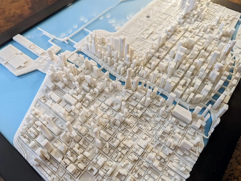 Chicago Cityscape Model – Detailed Chicago Souvenir – Unique Illinois ...