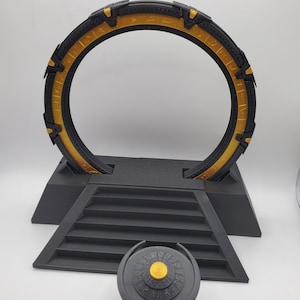 Stargate Model With Off-world Pedestal and DHD – Intricately Detailed ...