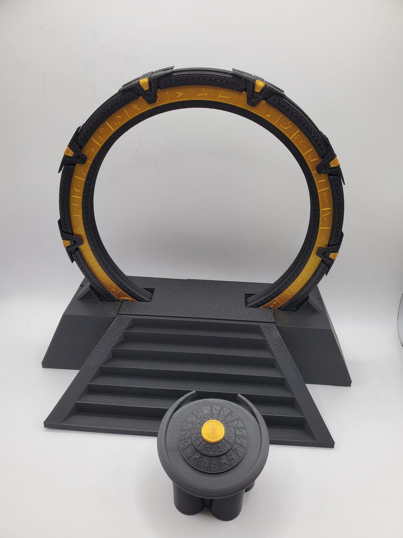 Stargate Model With Off-world Pedestal and DHD – Intricately Detailed ...