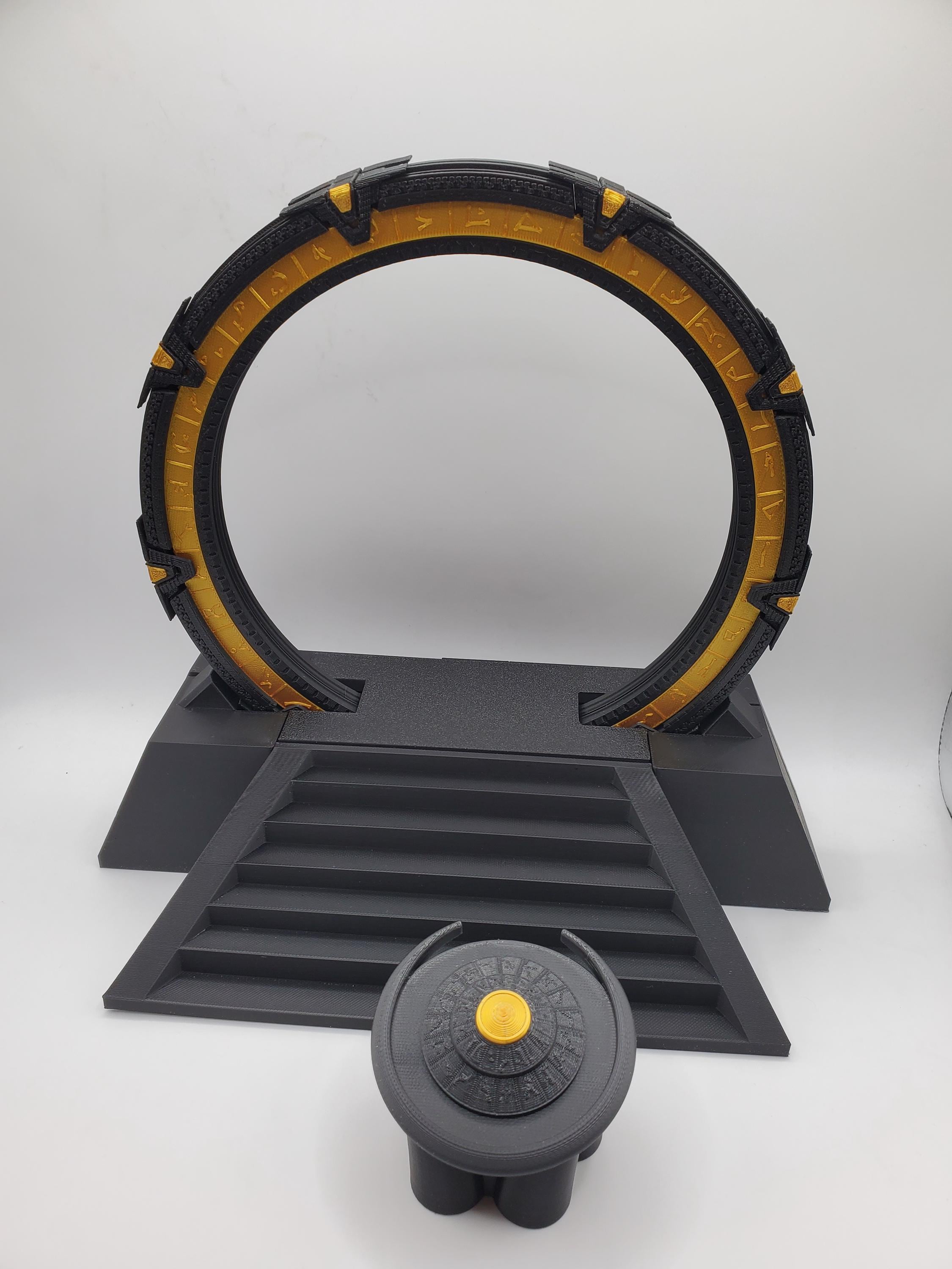 Stargate Model With Off-world Pedestal and DHD – Intricately Detailed ...