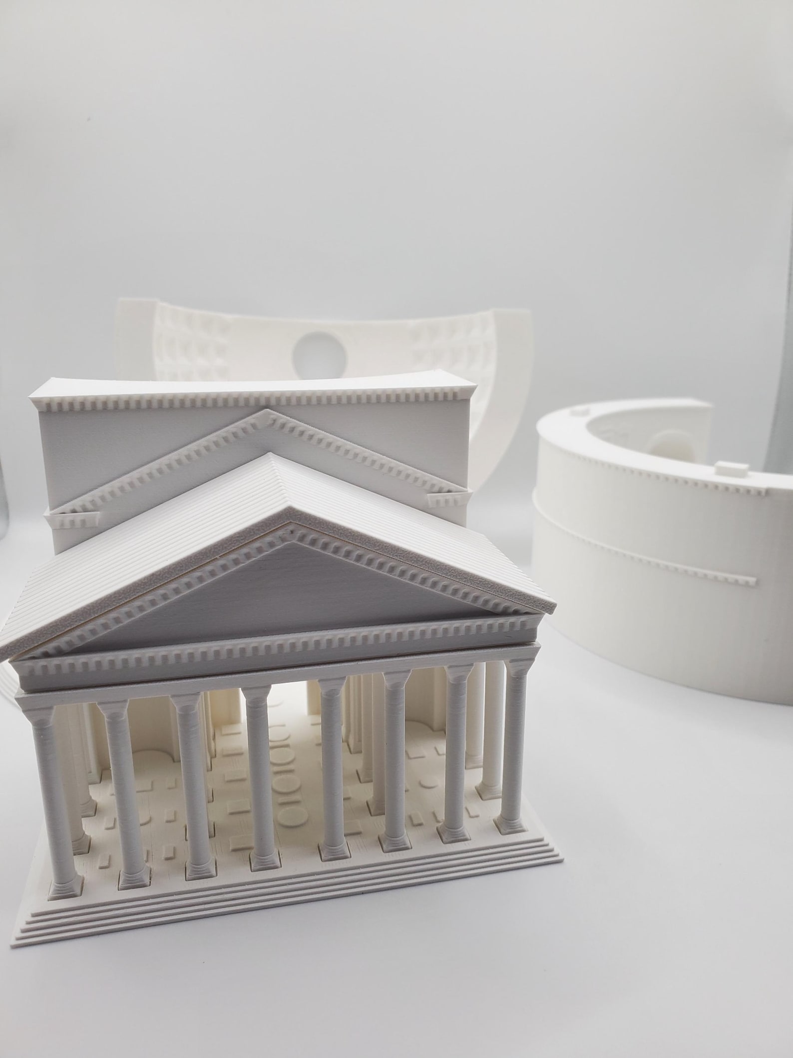 Pantheon Cross Section Model, Ancient Roman Architecture Model ...