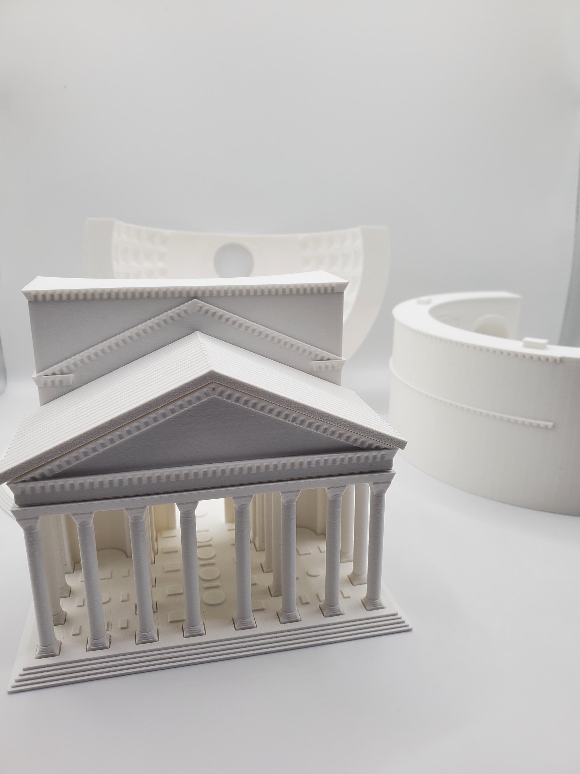 Pantheon Cross Section Model, Ancient Roman Architecture Model ...