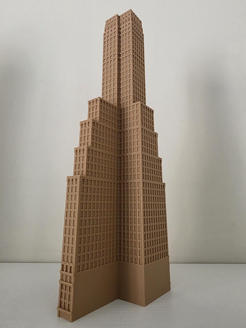 Nelson Tower New York, Art Deco Skyscraper Replica, Architecture Gift ...