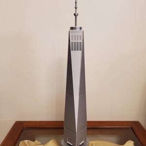 One World Trade Center Model, NYC Skyline Landmark, Modern Skyscraper ...