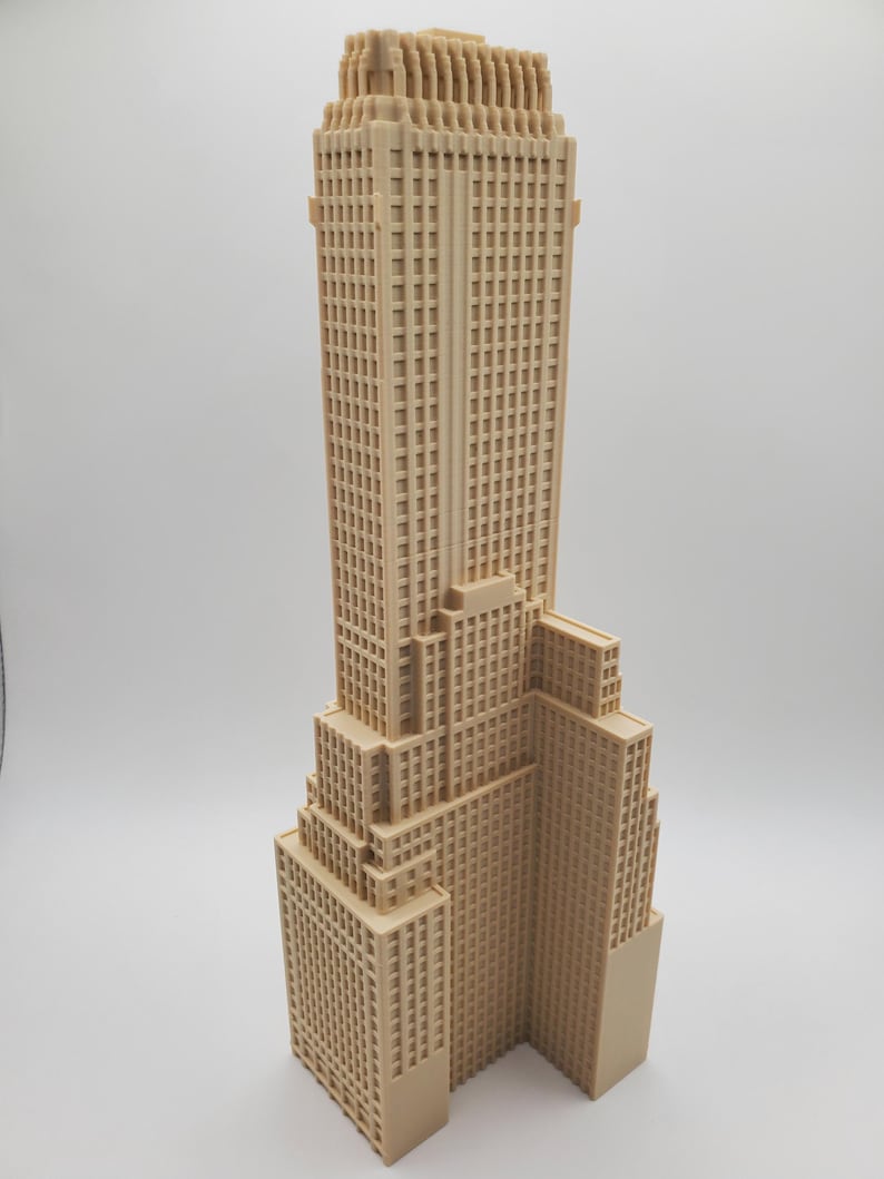 Chanin Building Model NYC, 3D Printed New York Skyscraper Art Deco ...