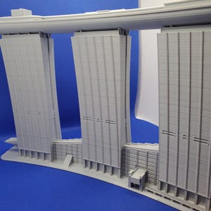 Marina Bay Sands Model, Diorama, Detailed Singapore Landmark ...